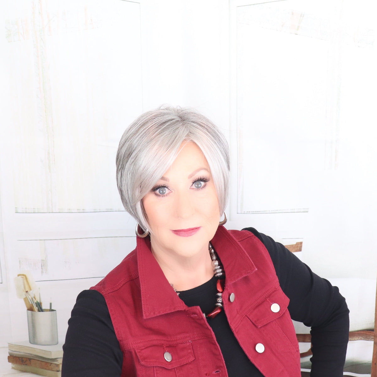 Crazy Wig Lady's Blog Rene of Paris Shane Silver Stone – Wig Studio 1