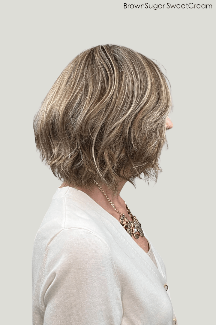 PUSH Wigs | Yvette Wig | Versatile Shorter Beach Wave Wig