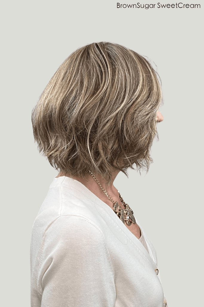 PUSH Wigs | Yvette Wig | Versatile Shorter Beach Wave Wig