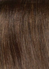 Dark Brown | A rich sable brown with mahogany highlights