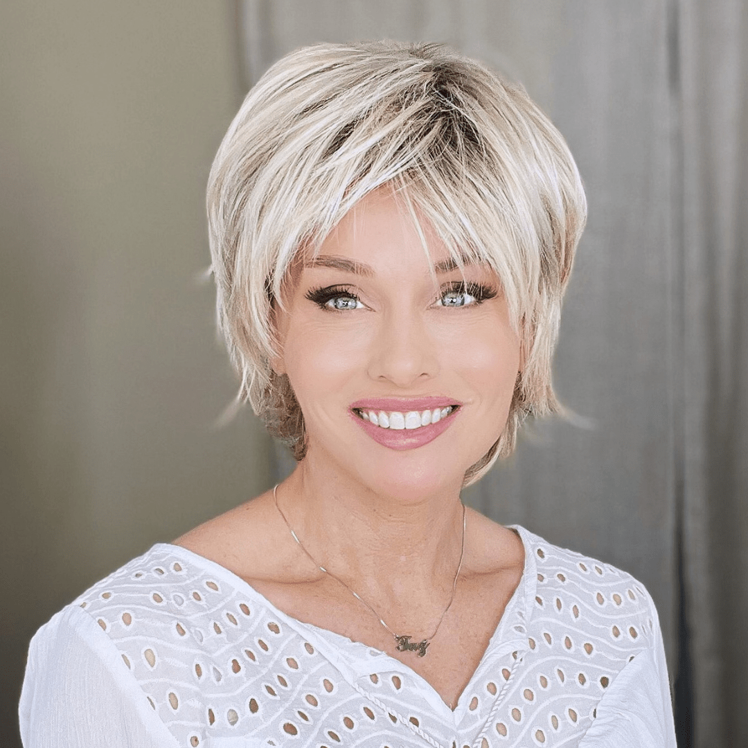 Ellen Wig by Wig Pro® | Short Layered Synthetic Wig